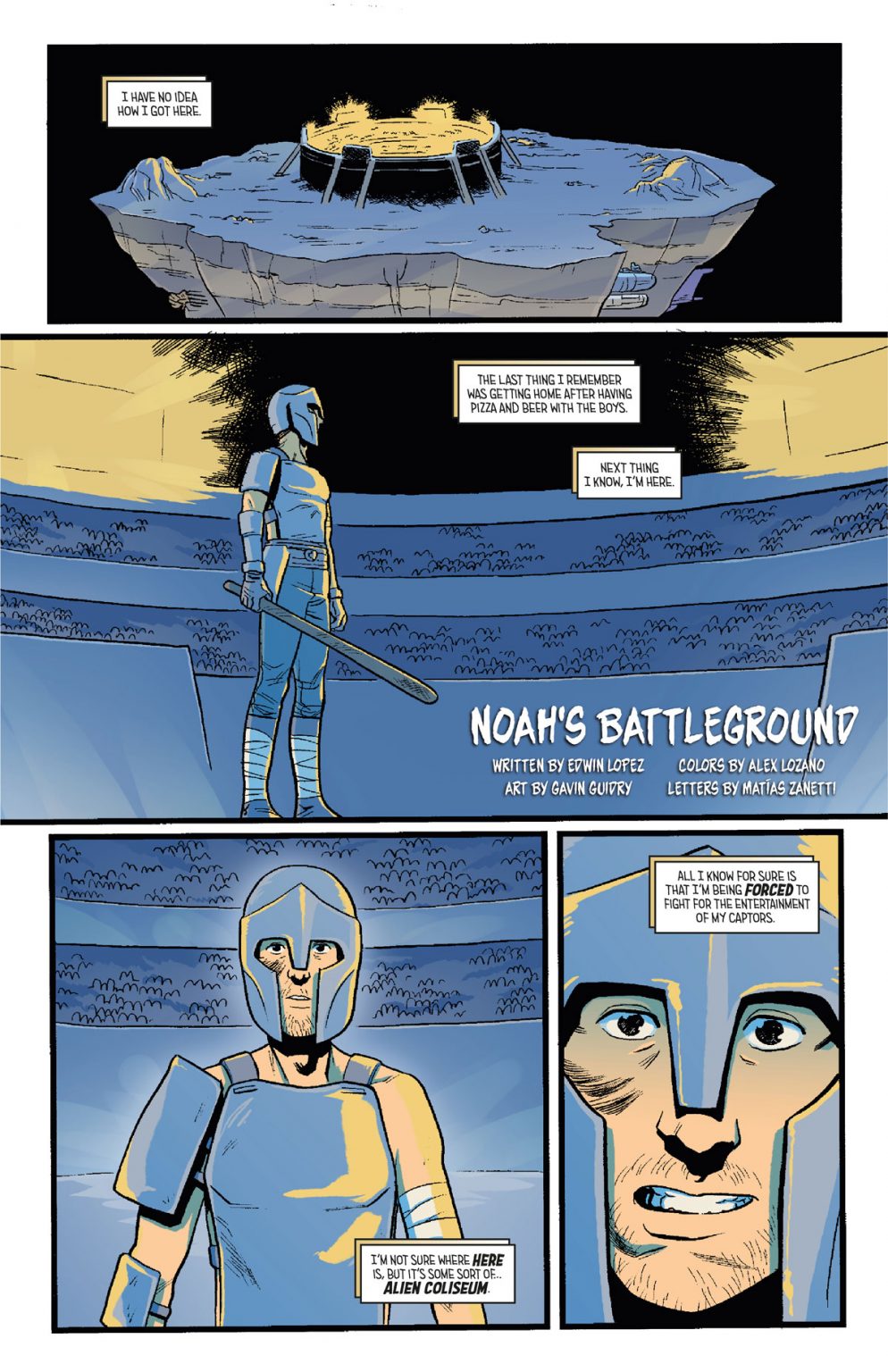 Noah's Battleground - Comic Book - By Edwin Lopez & Gavin Guidry